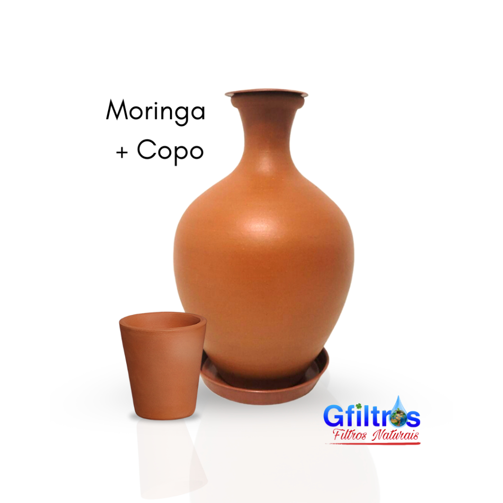Moringa de Barro 1.800L com Copo de barro. | Shopee Brasil