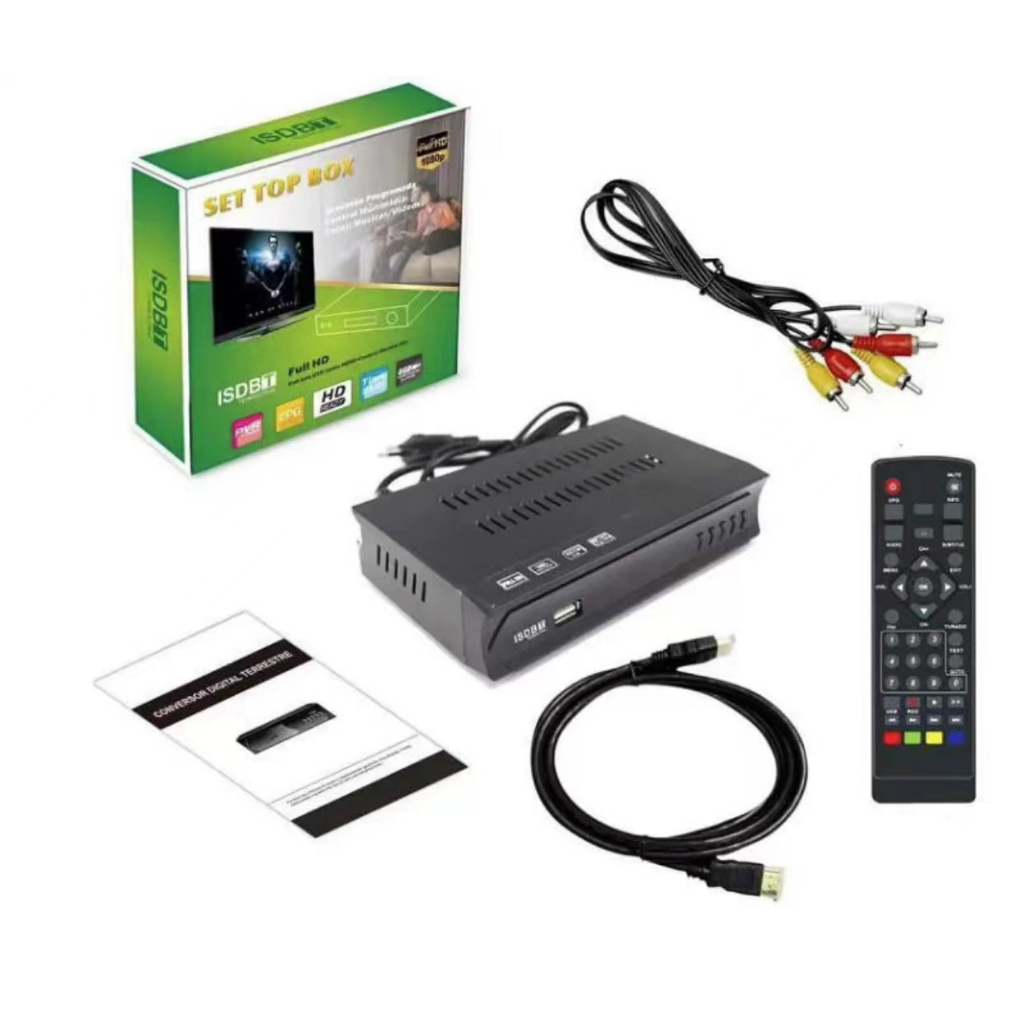 Conversor de TV Digital FULL HD - ISDBT | Shopee Brasil