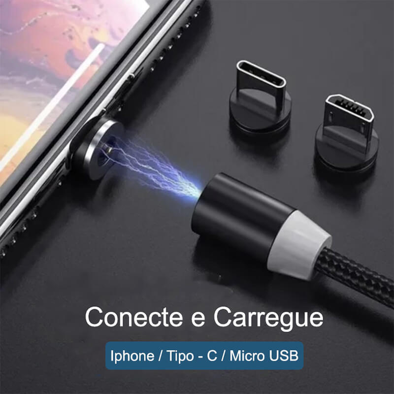 Cabo USB Magnético | Shopee Brasil