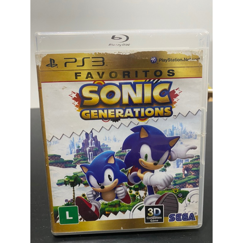 Sonic Generations PS3 - Jogos de Playstation 3 Mídia Física Original ...