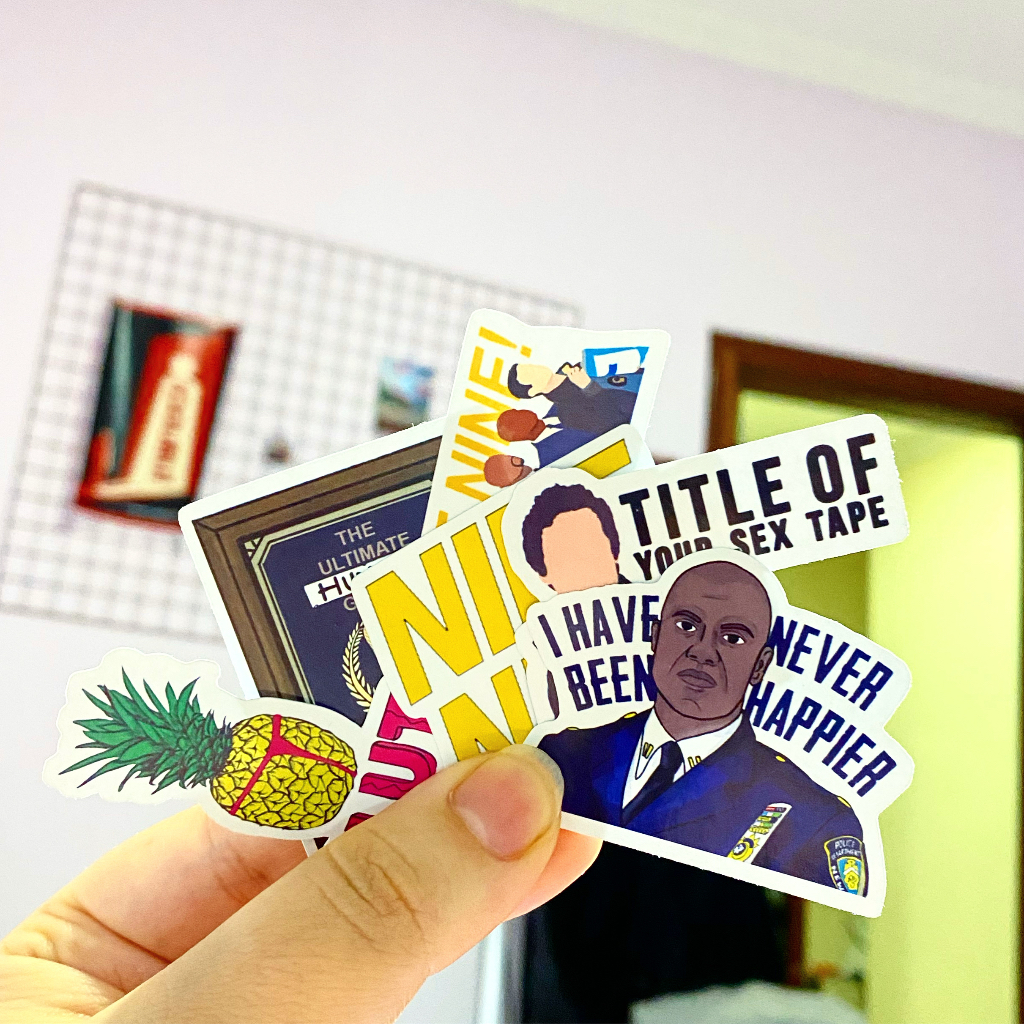 5 Adesivos B99 Brooklyn Nine Nine | Shopee Brasil