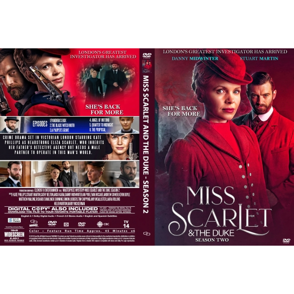 Miss Scarlet and the Duke - 4 Temporadas Completas Legendadas - DVD ...