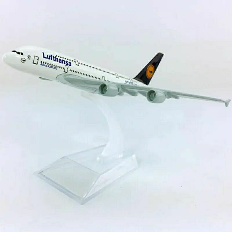 Miniatura Avião Aeronave Lufthansa A380 Metal | Shopee Brasil