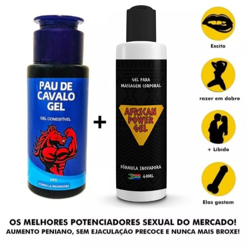 Kit Dotado Power Cavalo Gel + African Power Gel - Pronta entrega ...