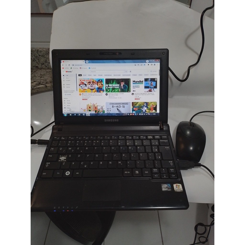 Notebook Samsung NP-N150 2GB RAM HD 150GB bom estado | Shopee Brasil