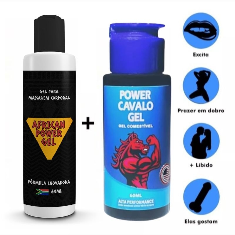 Gel Africano + Power Cavalo Gel Pronta entrega | Shopee Brasil