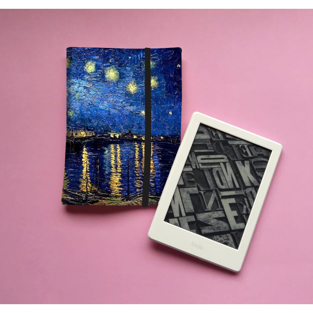 Capa para Kindle - Noite Estrelada sobre o Ródano Van Gogh | Shopee Brasil