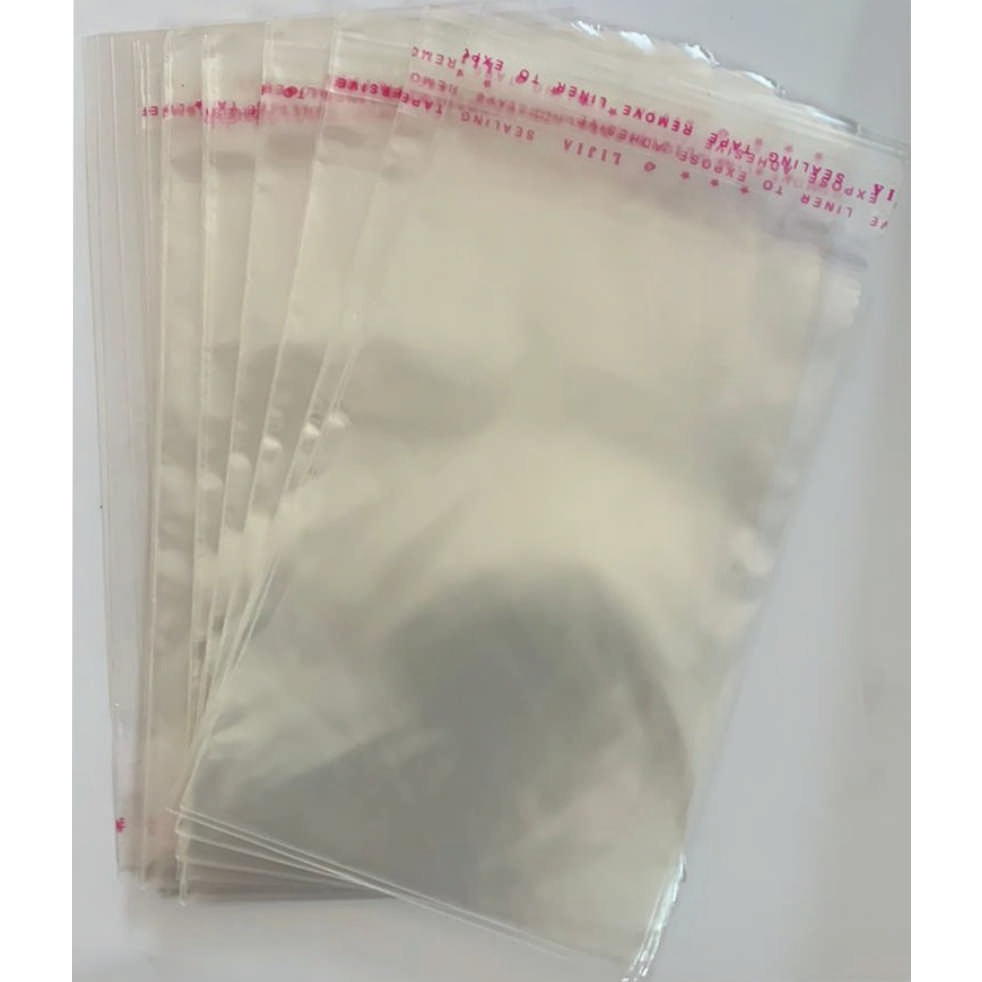 100 Sacos BOPP Transparente Adesivados | Shopee Brasil
