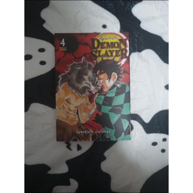 Mangá Kimstsu No Yaiba Demon Slayer Volume 4 Novo | Shopee Brasil