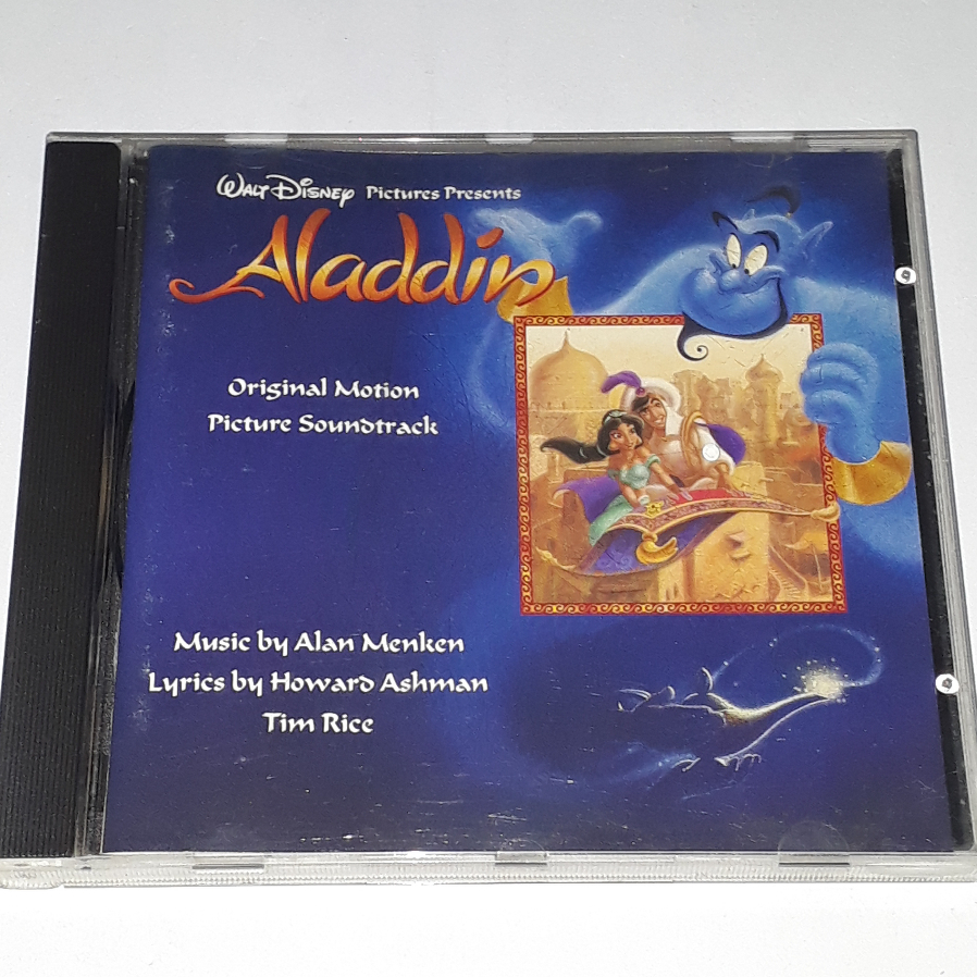 CD Aladdin Trilha Sonora Do Filme Walt Disney Importado USA Original ...