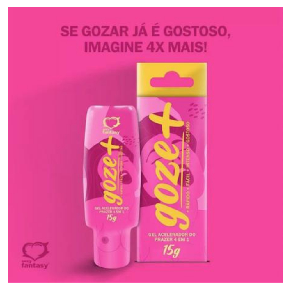 Excitante Goze + 15g Sexy Fantasy - Gel Acelerador do prazer 4 em1 ...