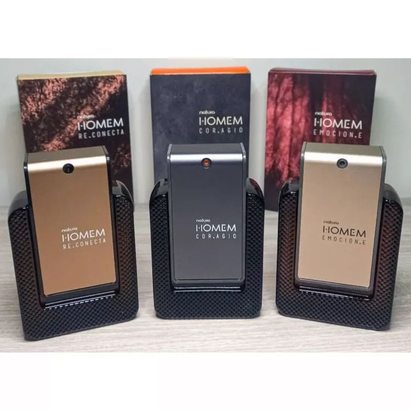 Perfume Deo Parfum Natura Homem Tradicional / Homem Emocione / Homem ...