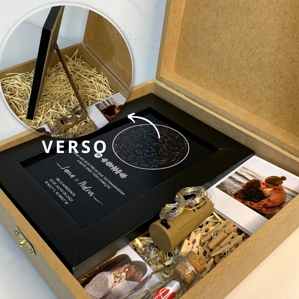 KIT PRESENTE FOTOS, PORTA RETRATO, VARAL, MINI PRENDEDOR, PERSONALIZADO ...