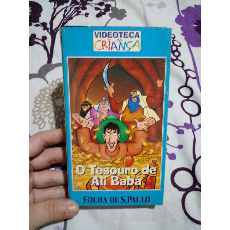 VHS O Tesouro de Ali Babá ( dublado) | Shopee Brasil