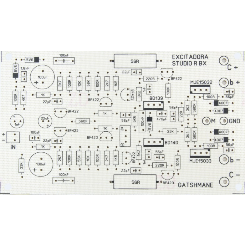 Placa Lisa Para Montar Amplificador Excitadora Studio R Bx | Shopee Brasil Placa Lisa Para Montar Amplificador Excitadora Studio R Bx | Shopee Brasil