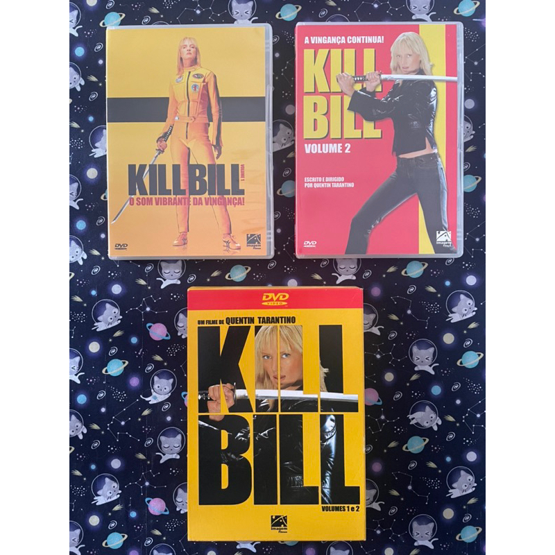 BOX - DVD - KILL BILL - VOL. 01 E 02 - QUENTIN TARANTINO | Shopee Brasil