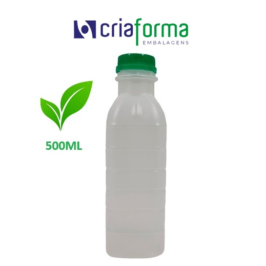 Garrafa Plástica 500ml Tampa Verde Para Caldo de Cana Suco Pacote 10 unidades | Shopee Brasil
