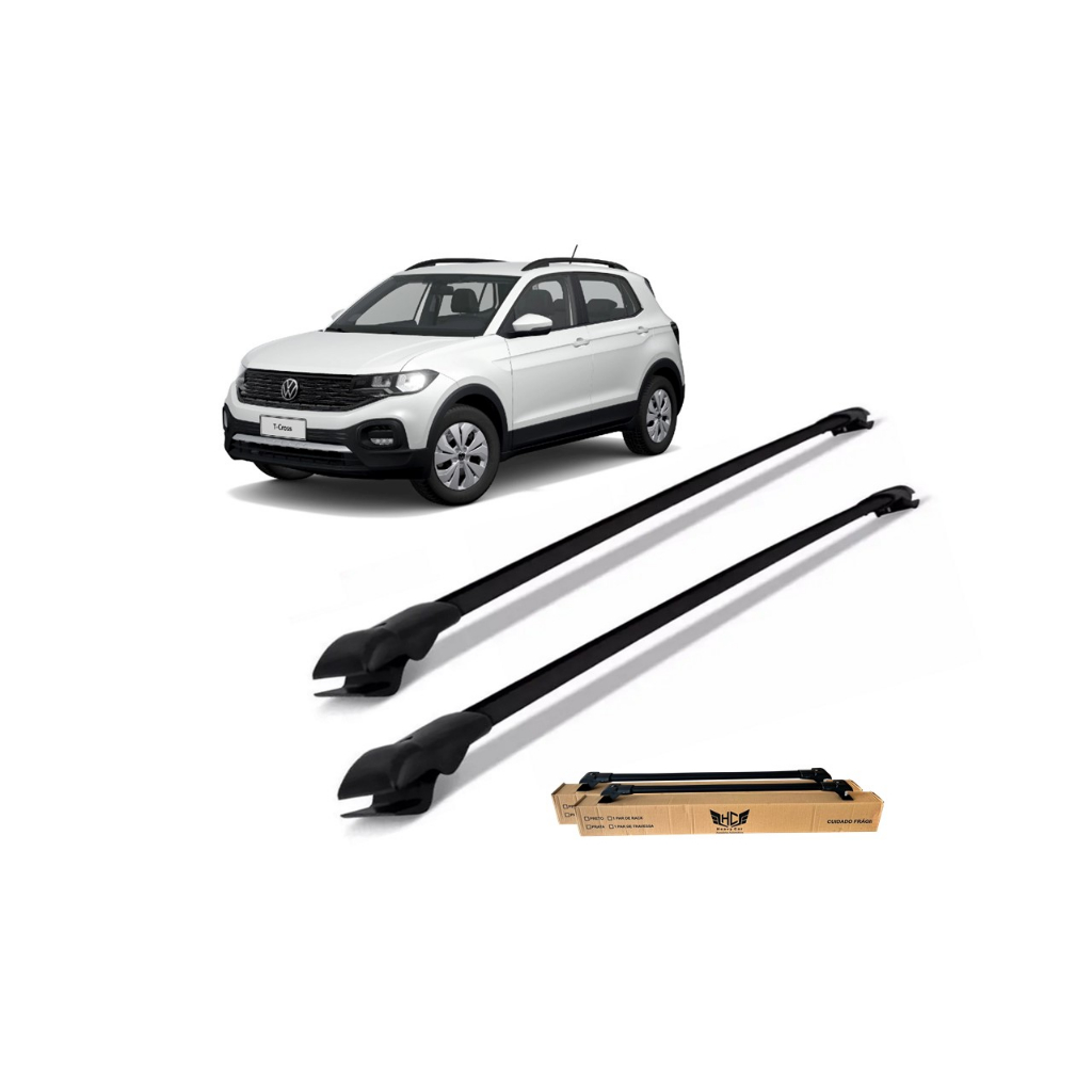 Rack Travessa de Teto T-Cross 2019 A 2023 Slim Heavy Car | Shopee Brasil