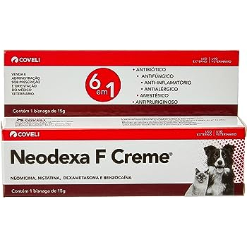 Creme Neodexa Para Cachorros Gatos com Ferimentos e Alergia Tratamento ...