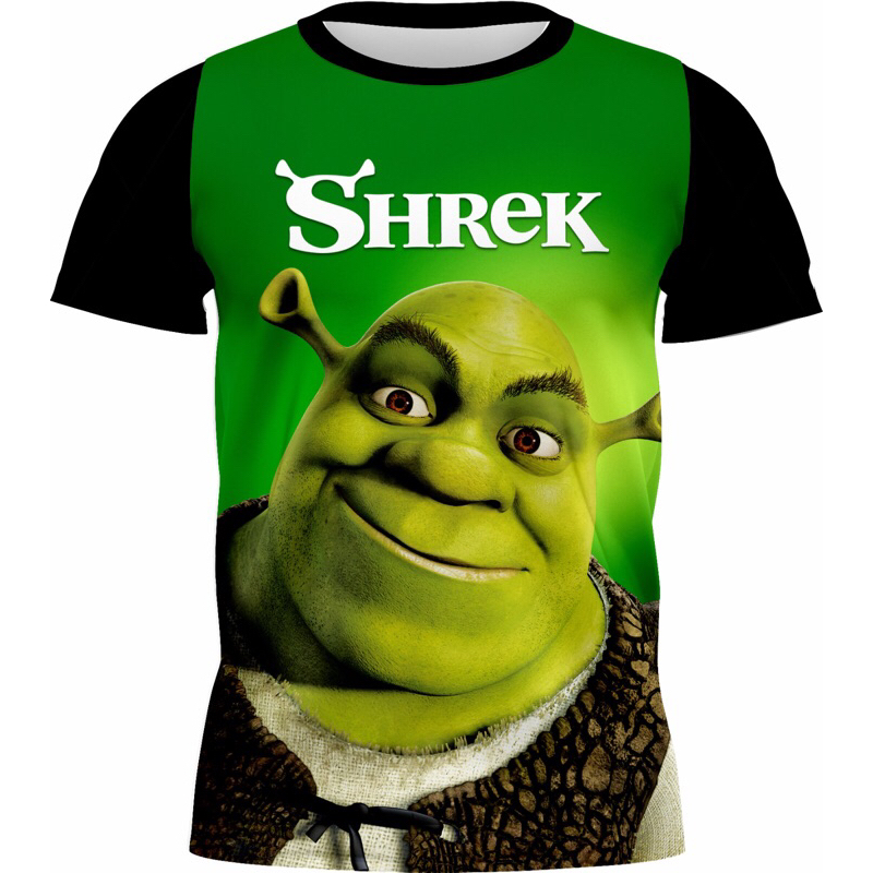Camiseta infantil Sherek (mod1) NOVO | Shopee Brasil