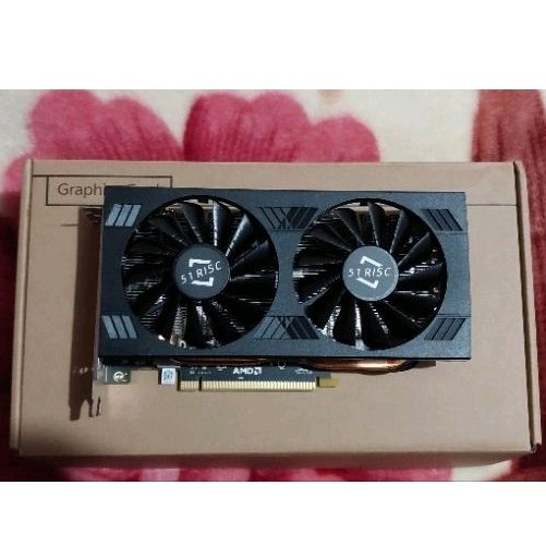 Placa de Vídeo Amd Rx580 8gb 2048sp 256bit Gddr5 Sheli 51risc | Shopee ...