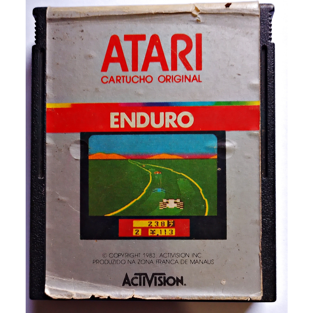 Jogo Cartucho Enduro para Atari 2600 Original | Shopee Brasil