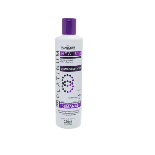 Shampoo Nutritivo New BTX Platinum Plancton 250ml | Shopee Brasil