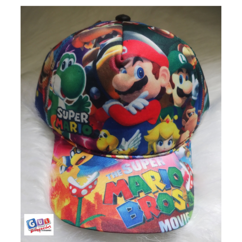 Boné Infantil Super Mario Bros | Shopee Brasil