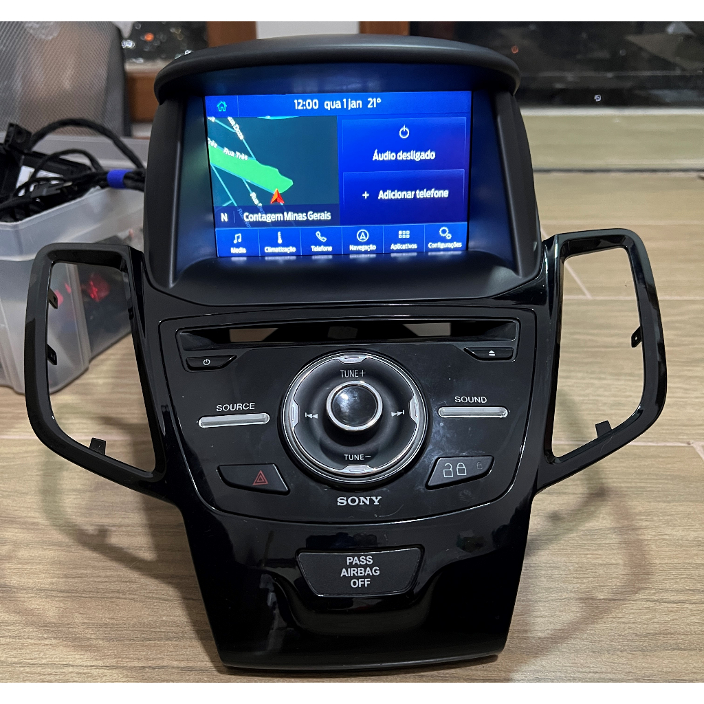 Kit Central Multimídia Original Ford Sync 3 New Fiesta Sedan | Shopee Brasil
