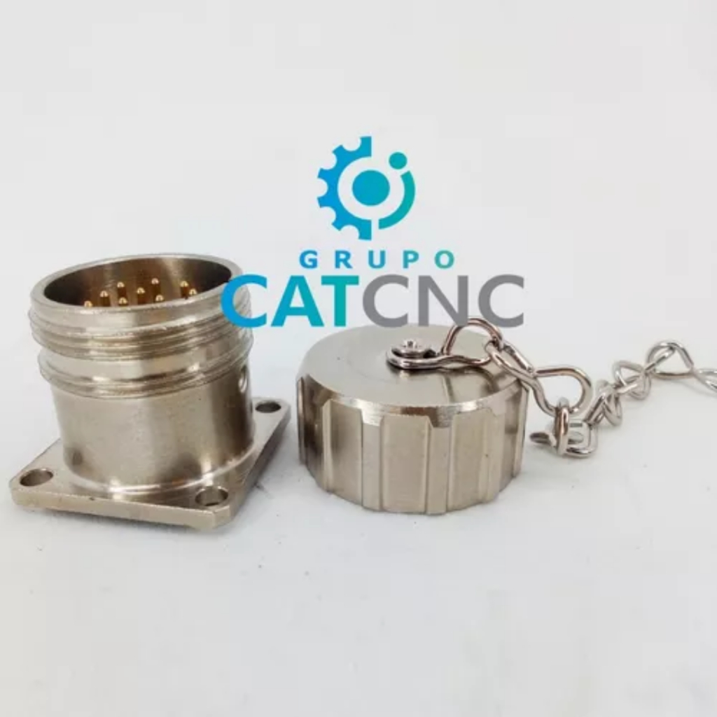 Conector M23 Macho - 12 Pinos Promoção Peças Cnc | Shopee Brasil