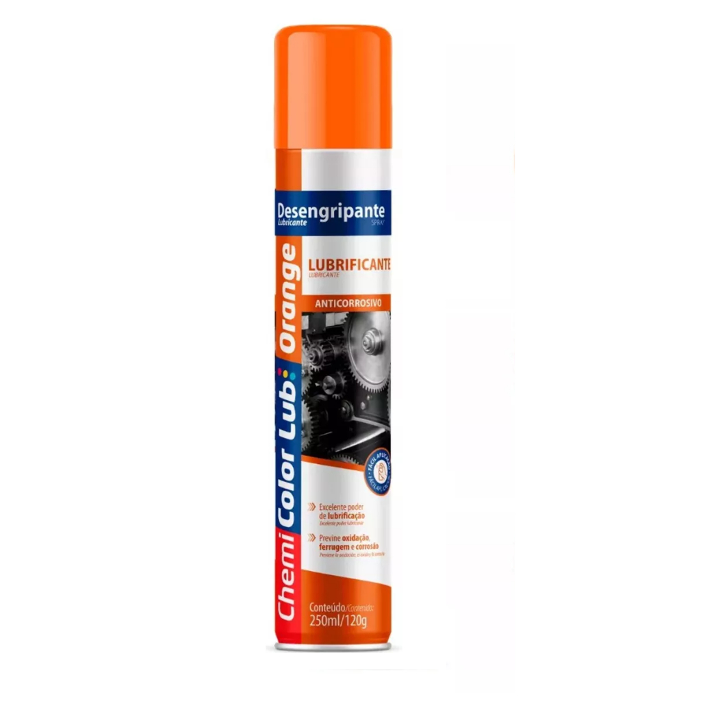 Desengripante Lubribrificante Chemi color Lub 250ml/ 120g | Shopee Brasil
