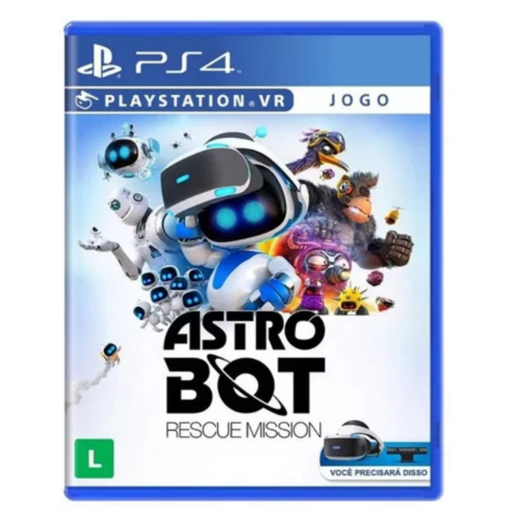 Jogo Astro Bot: Rescue Mission - PS4 Mídia Física Lacrado | Shopee Brasil