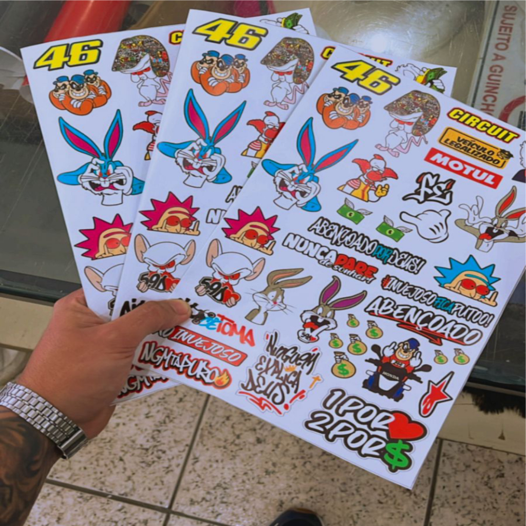 Cartela Adesivos 50 Unidades Coelho 59D 244 Grau Osascorte | Shopee Brasil