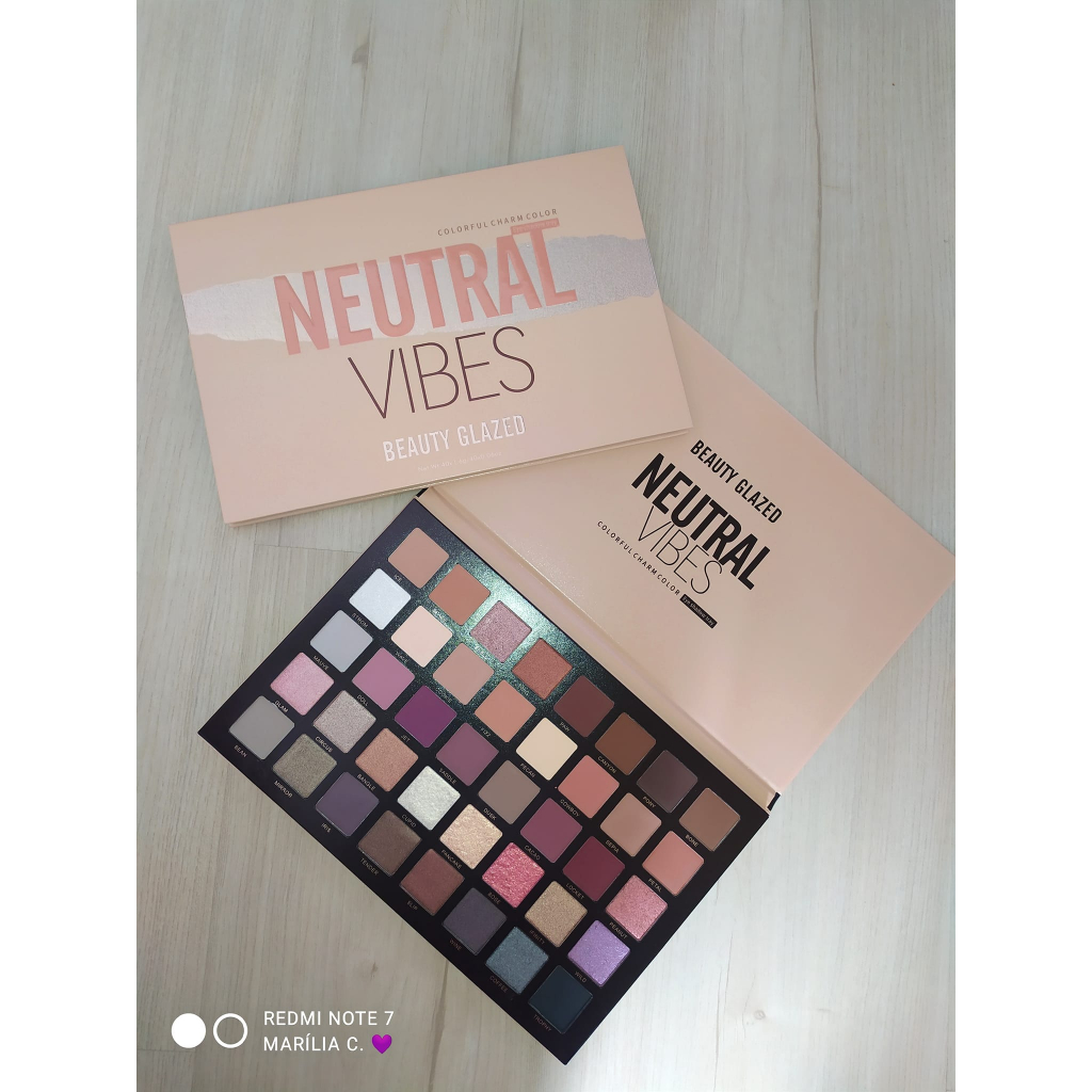 Paleta de Sombras Beauty Glazed Neutral Vibes. Original. | Shopee Brasil