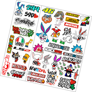 Cartela Adesivos 50 Unidades Coelho 59D 244 Grau Osascorte | Shopee Brasil