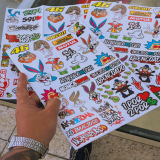 Cartela Adesivos 50 Unidades Coelho 59D 244 Grau Osascorte | Shopee Brasil