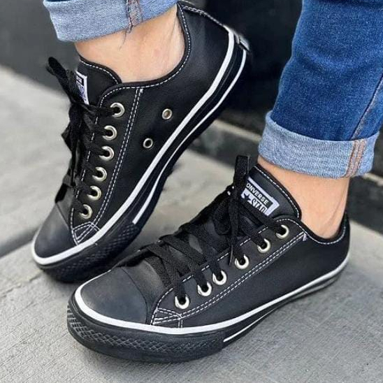 Tenis feminino all star retro casual sapatenis Chuck Taylor Cano Baixo ...