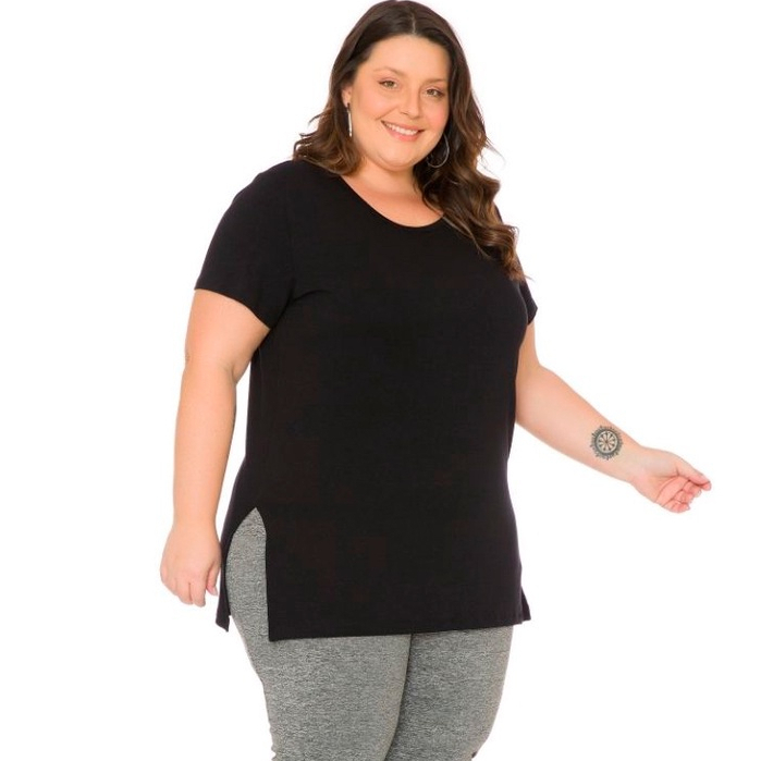 Blusa Feminina Tapa Bumbum Plus Size Vest Legging Academia Sobre