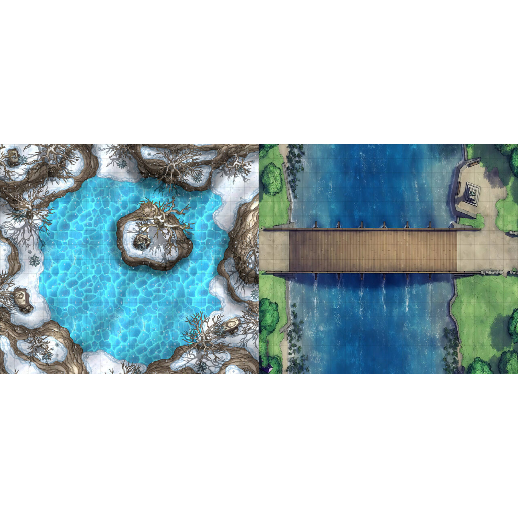 2 Grid de RPG em tecido Playmat Dungeon and Dragons | Shopee Brasil