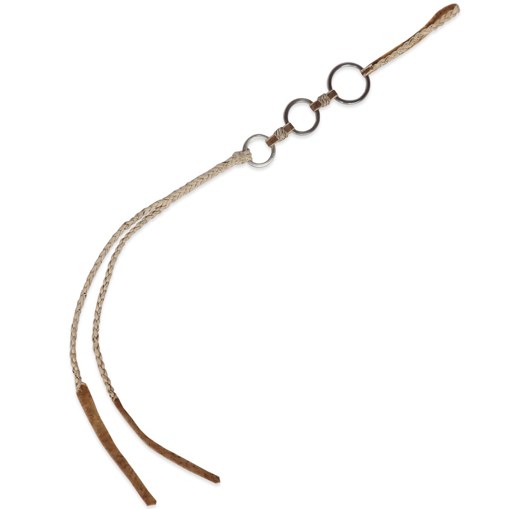 Chicote Tala Rebengue P Cavalo Em Couro Cru 2 Pernas Super Oferta ...