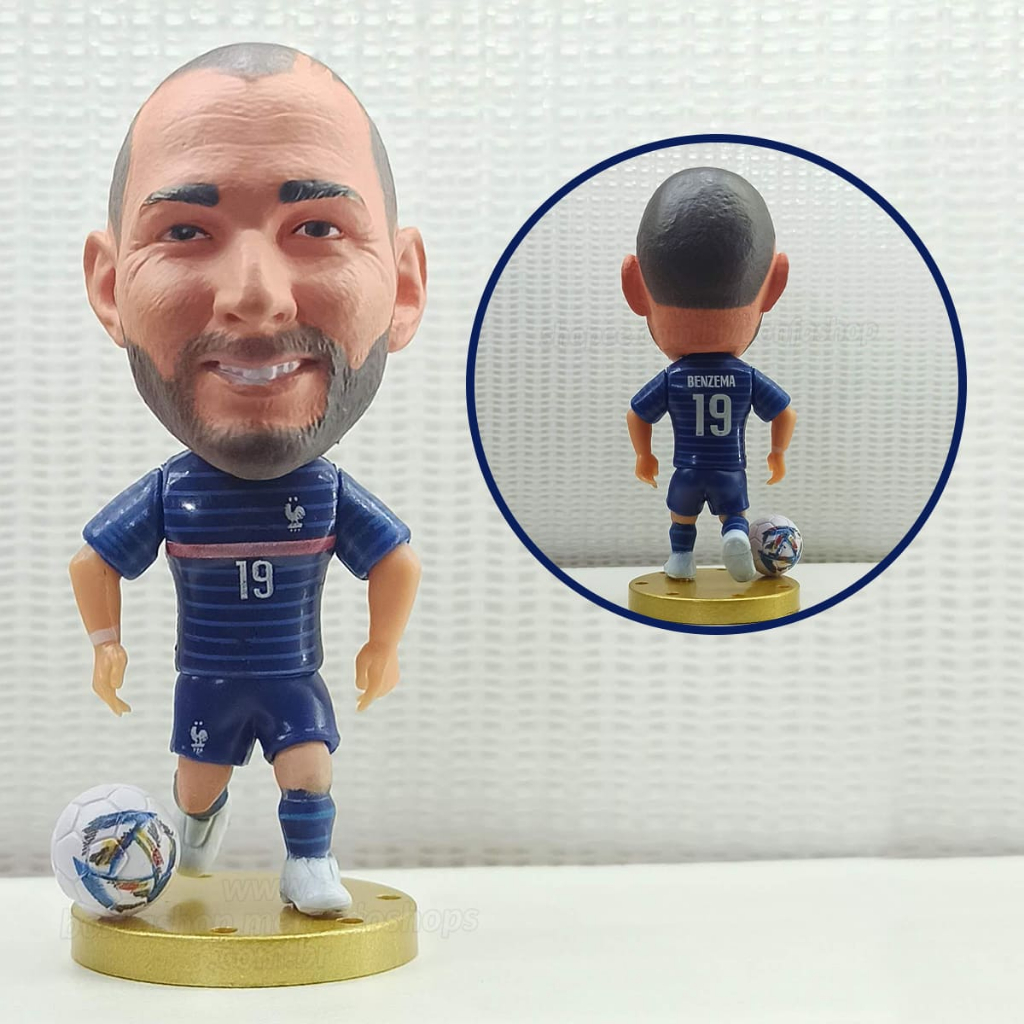 Mini Craque Benzema França - Miniatura Futebol Colecionável ...