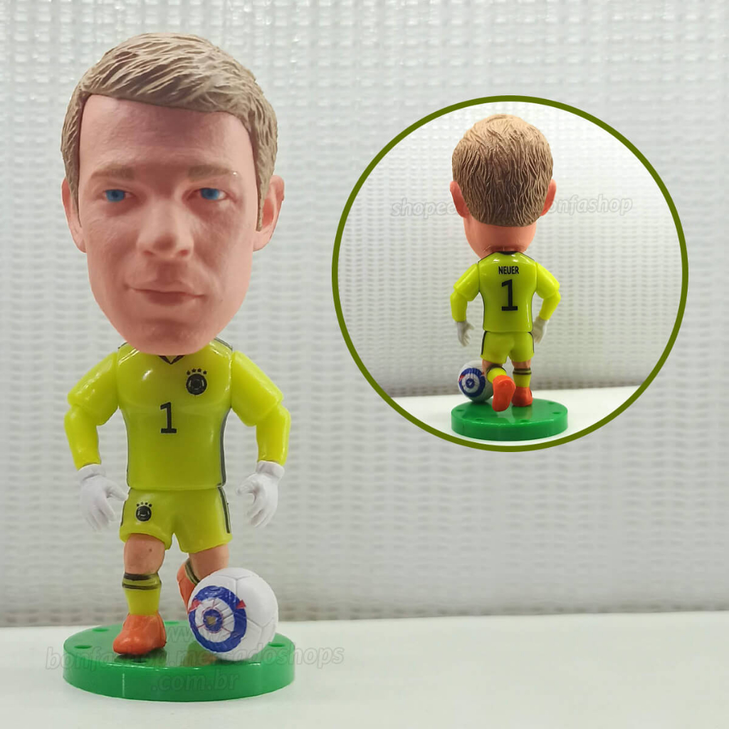 Mini Craque Neuer Alemanha - Miniatura Futebol Colecionável ...