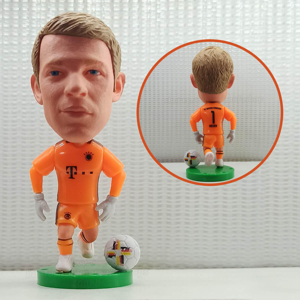 Mini Craque Neuer Bayern Munich - Miniatura Futebol Colecionável ...