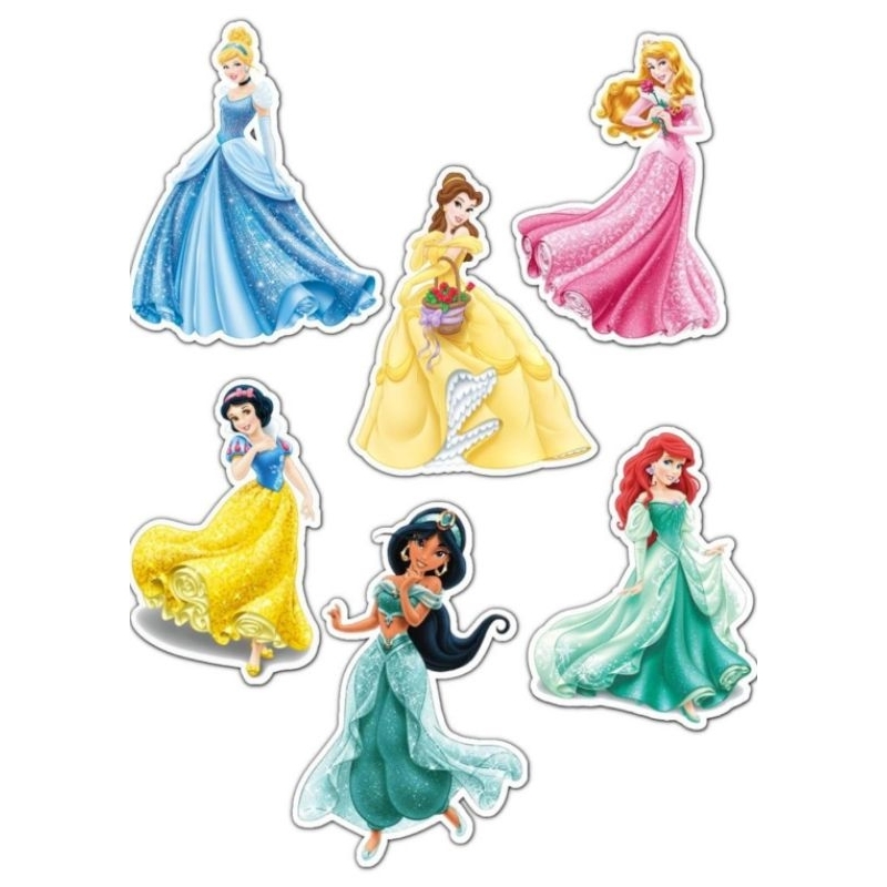 50 Apliques Princesas Disney - Papel Offset 180g | Shopee Brasil