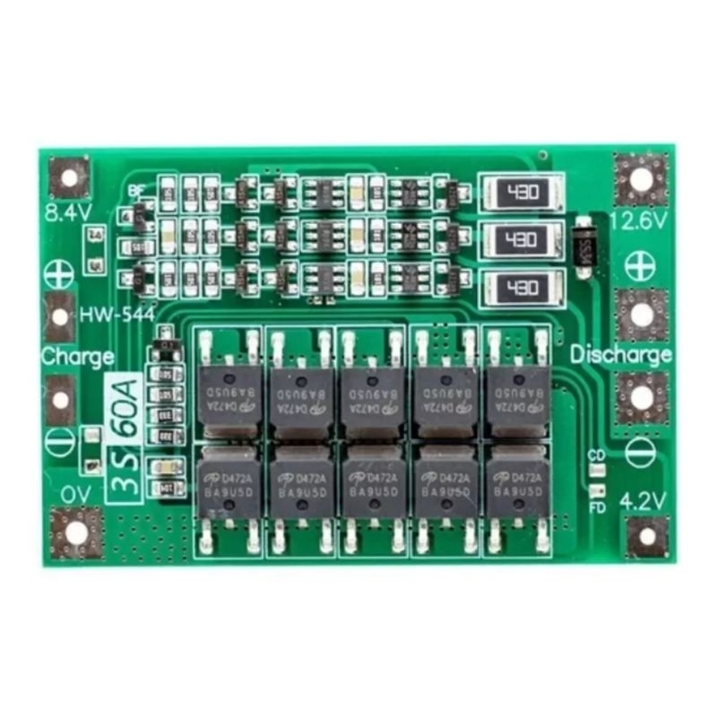 placa BMS 3S 60A versão com balanceamento | Shopee Brasil