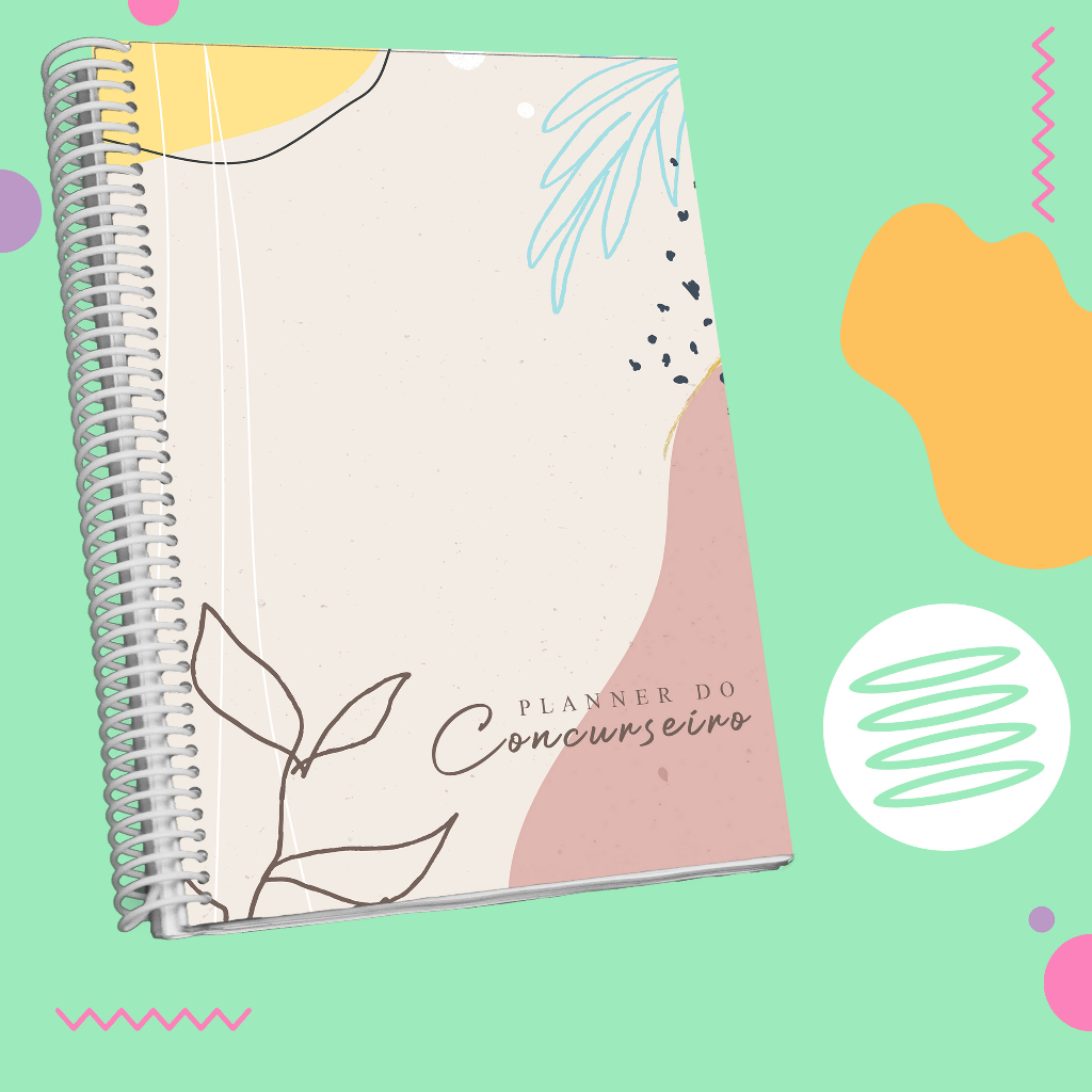 Planner de Estudos para Concurso Capa Dura Espiral 15x21cm :: PC1 ...