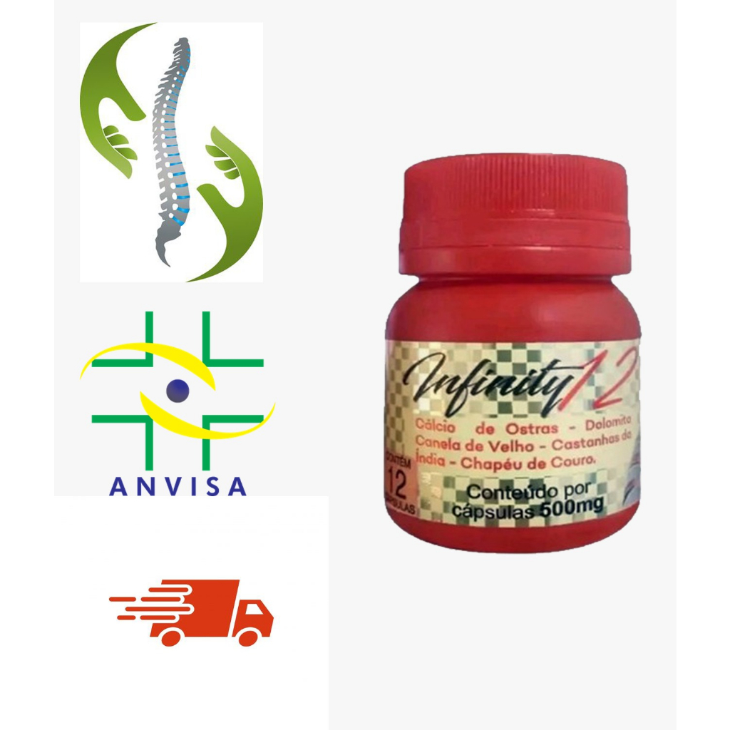 Original 3 Frascos Infinity 12caps 500mg Suplemento Natural Original ...