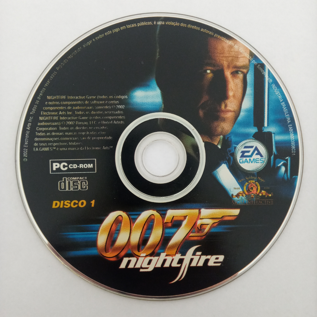 Jogo 007 Nightfire - Pc Original Usado - Leia Anuncio | Shopee Brasil