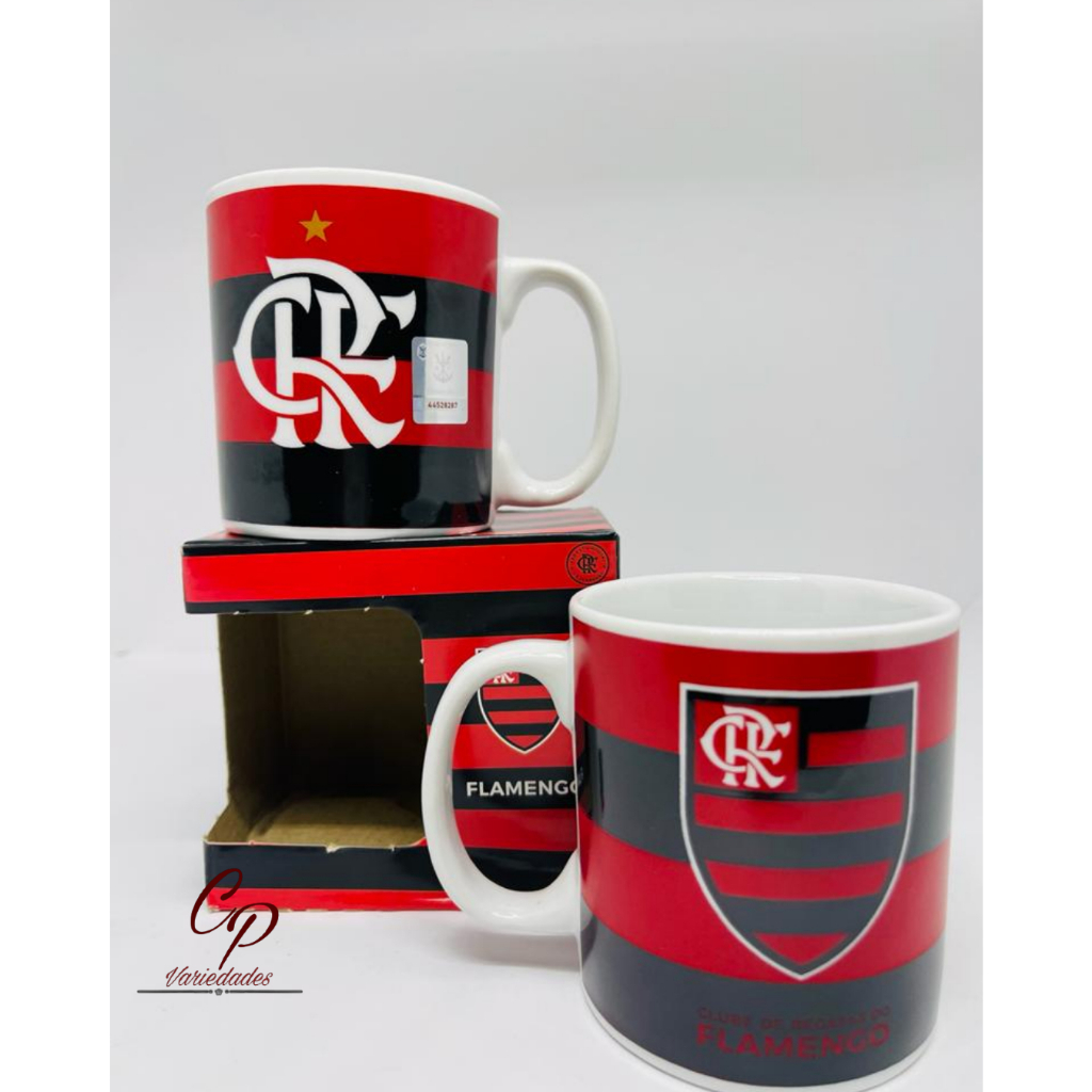 Caneca Time Flamengo - Produto Licenciado - Mileno - Porcelana 320ml ...