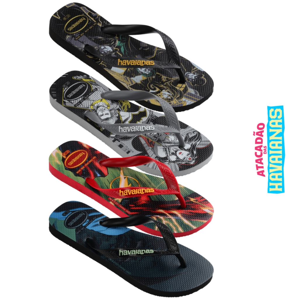 Havaianas Top Heróis Dc | Original C/ Nota Fiscal | Shopee Brasil